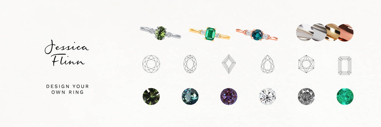 Introducing the New Design Your Own Engagement Ring Tool Jessica Flinn Fine Jewellery